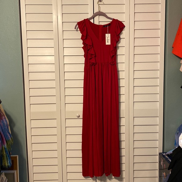 Simplee Apparel | Dresses | Nwt Red Dress By Simplee | Poshmark